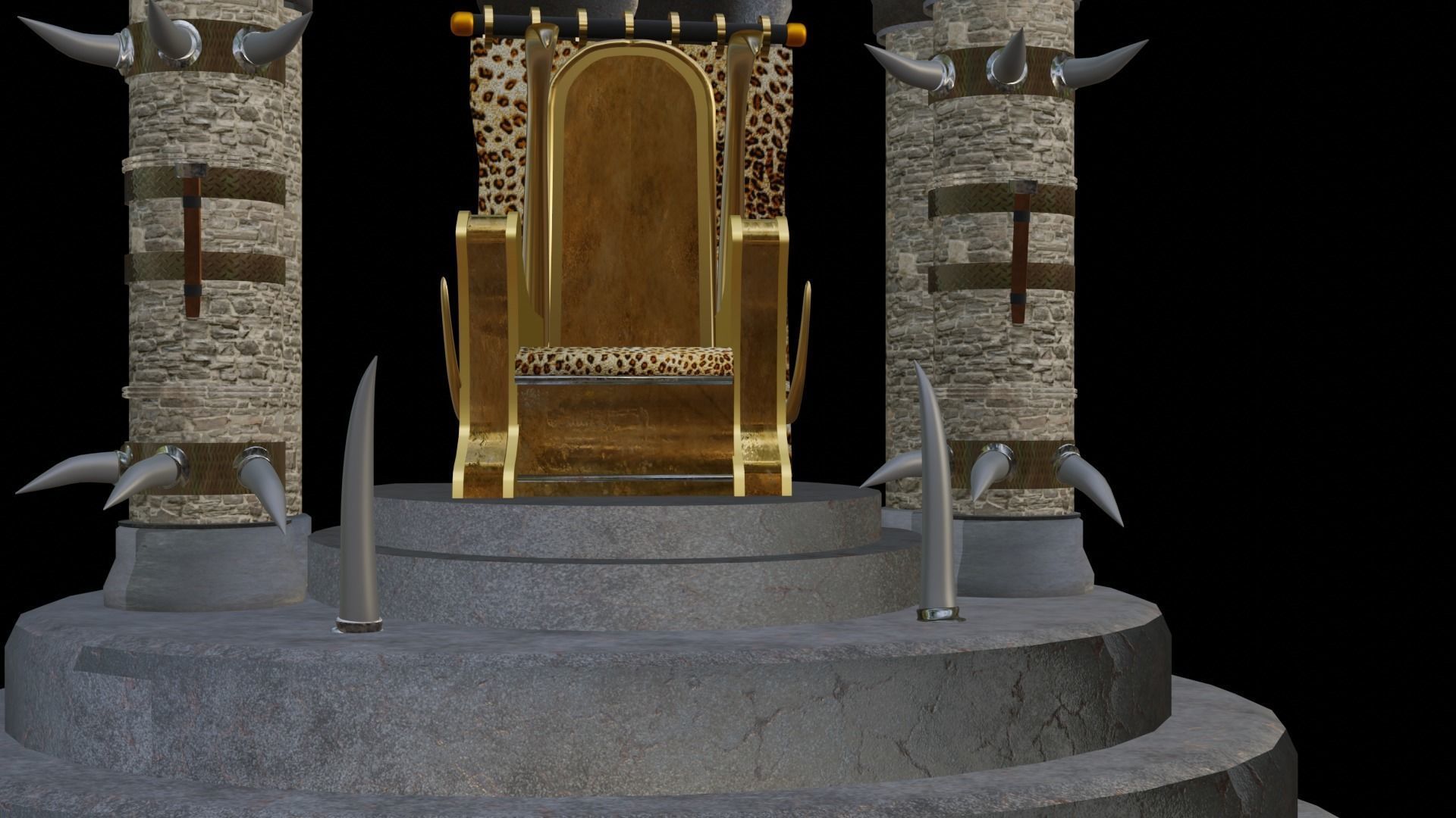 Fantasy throne free VR / AR / low-poly 3D model | CGTrader