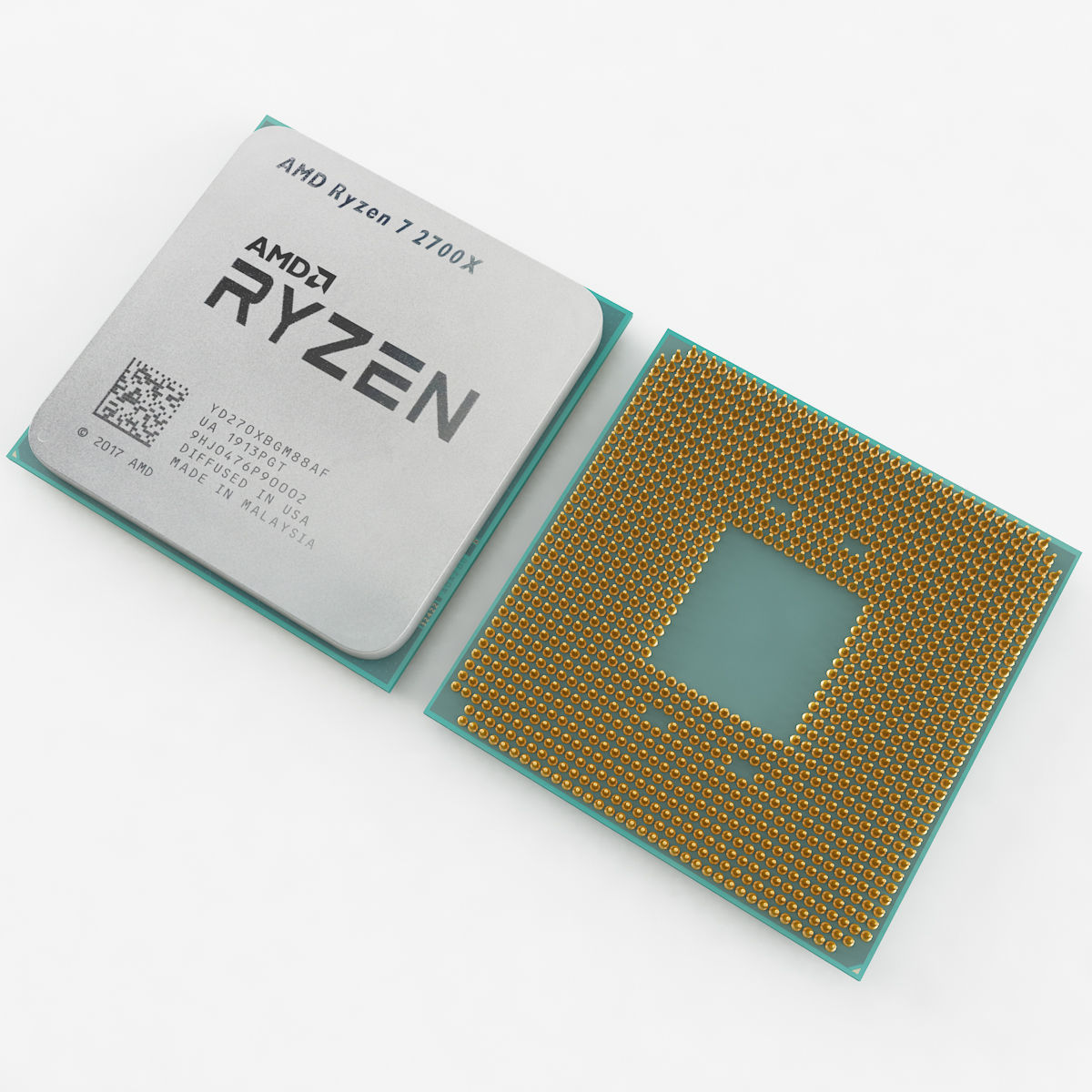 AMD Ryzen CPU 3D model | CGTrader