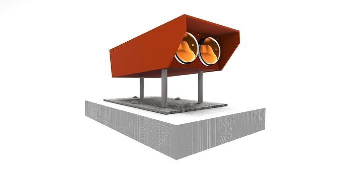 Precision Approach Path Indicator Lighting free 3D model | CGTrader