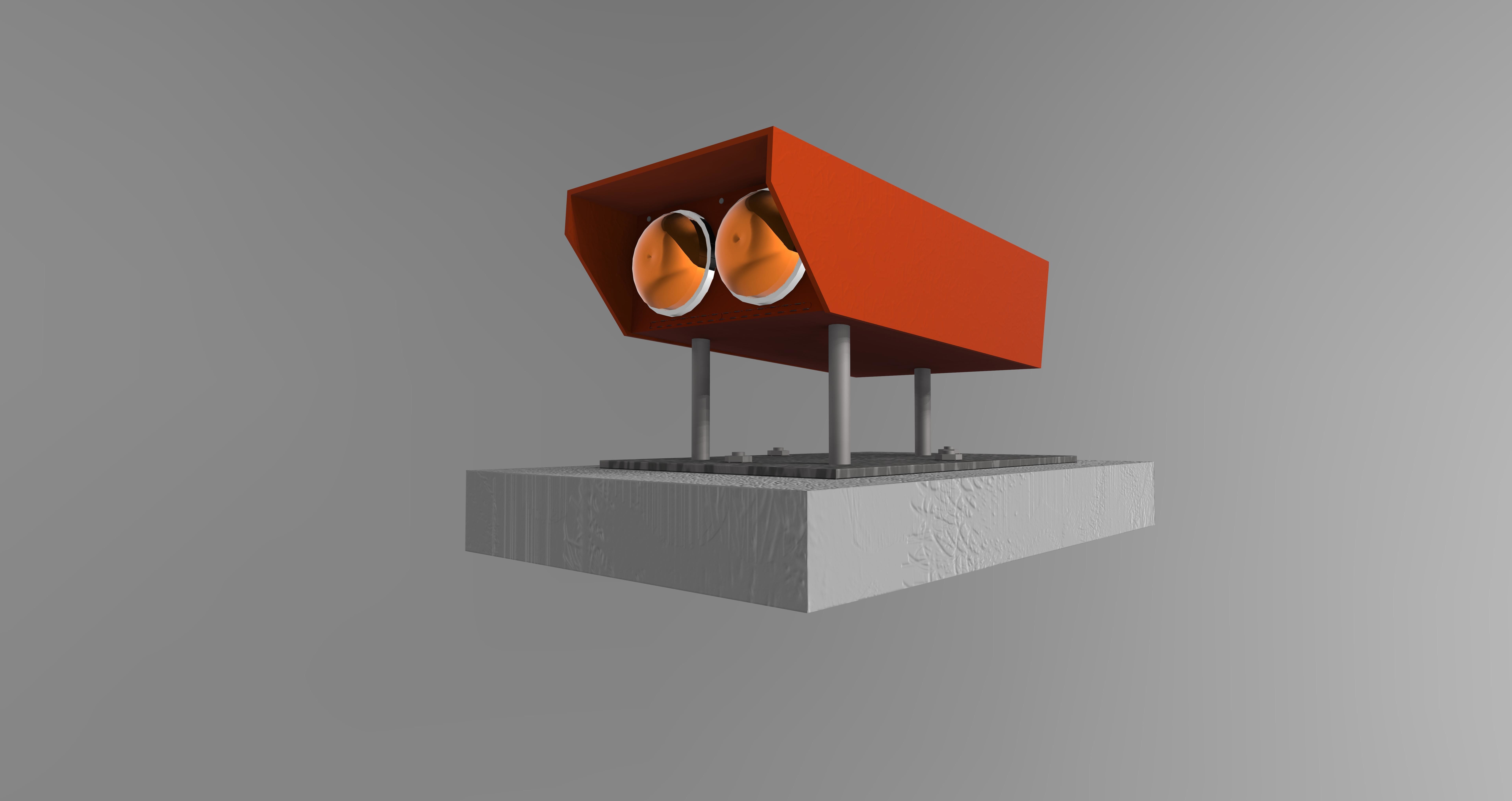 Precision Approach Path Indicator Lighting free 3D model | CGTrader