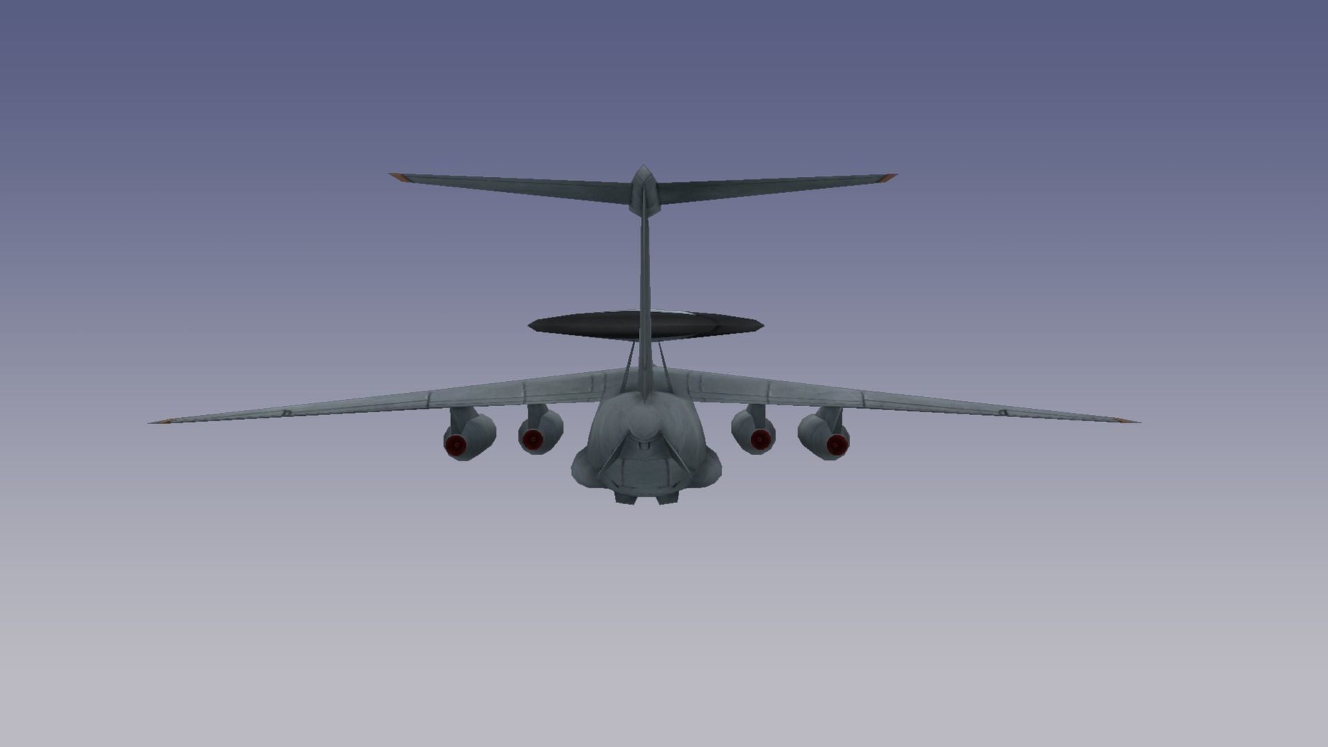 3D model Russian A50-AWACS VR / AR / low-poly | CGTrader