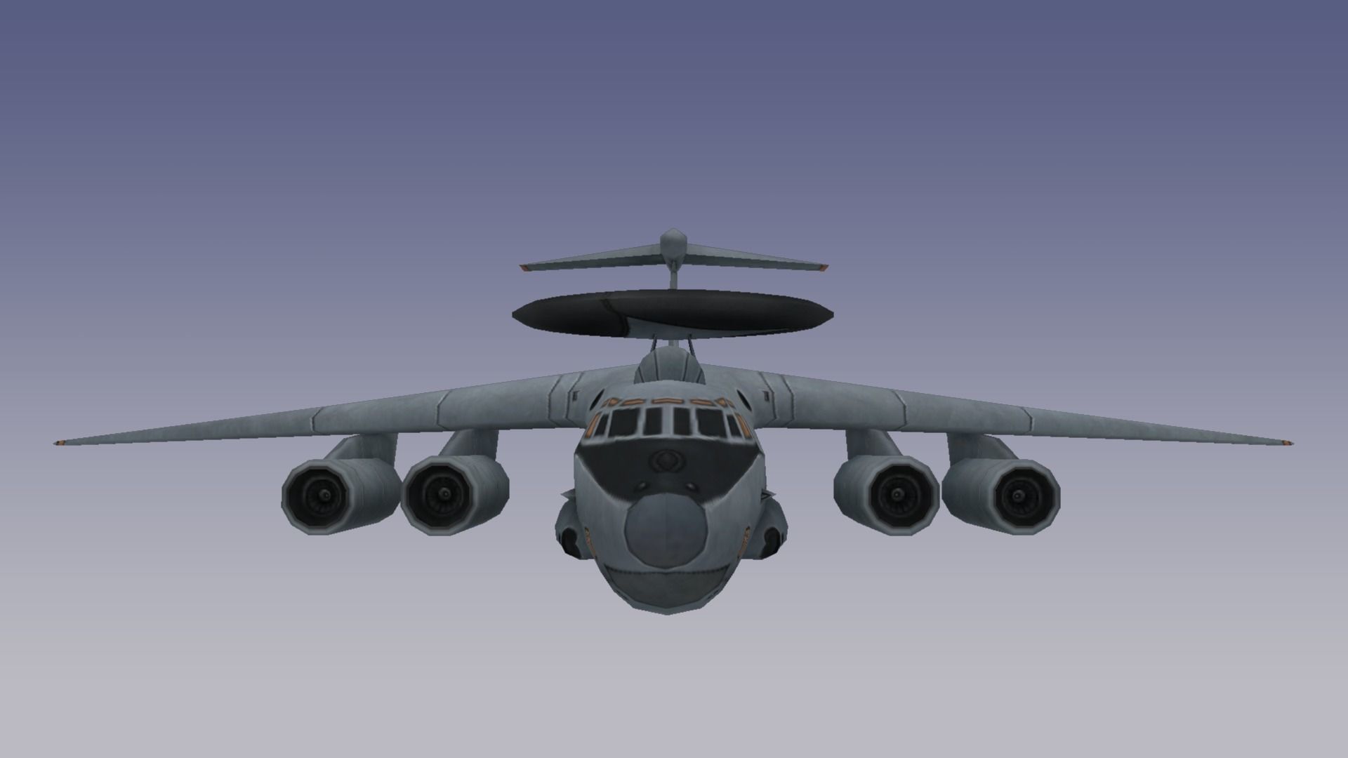 3D model Russian A50-AWACS VR / AR / low-poly | CGTrader