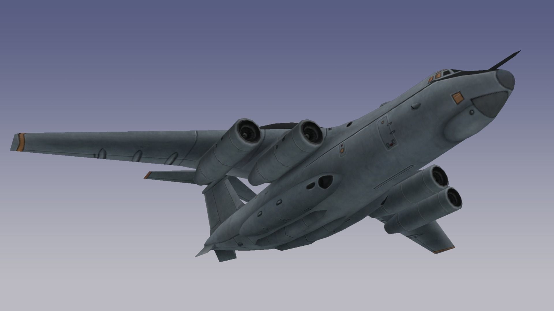 3D model Russian A50-AWACS VR / AR / low-poly | CGTrader
