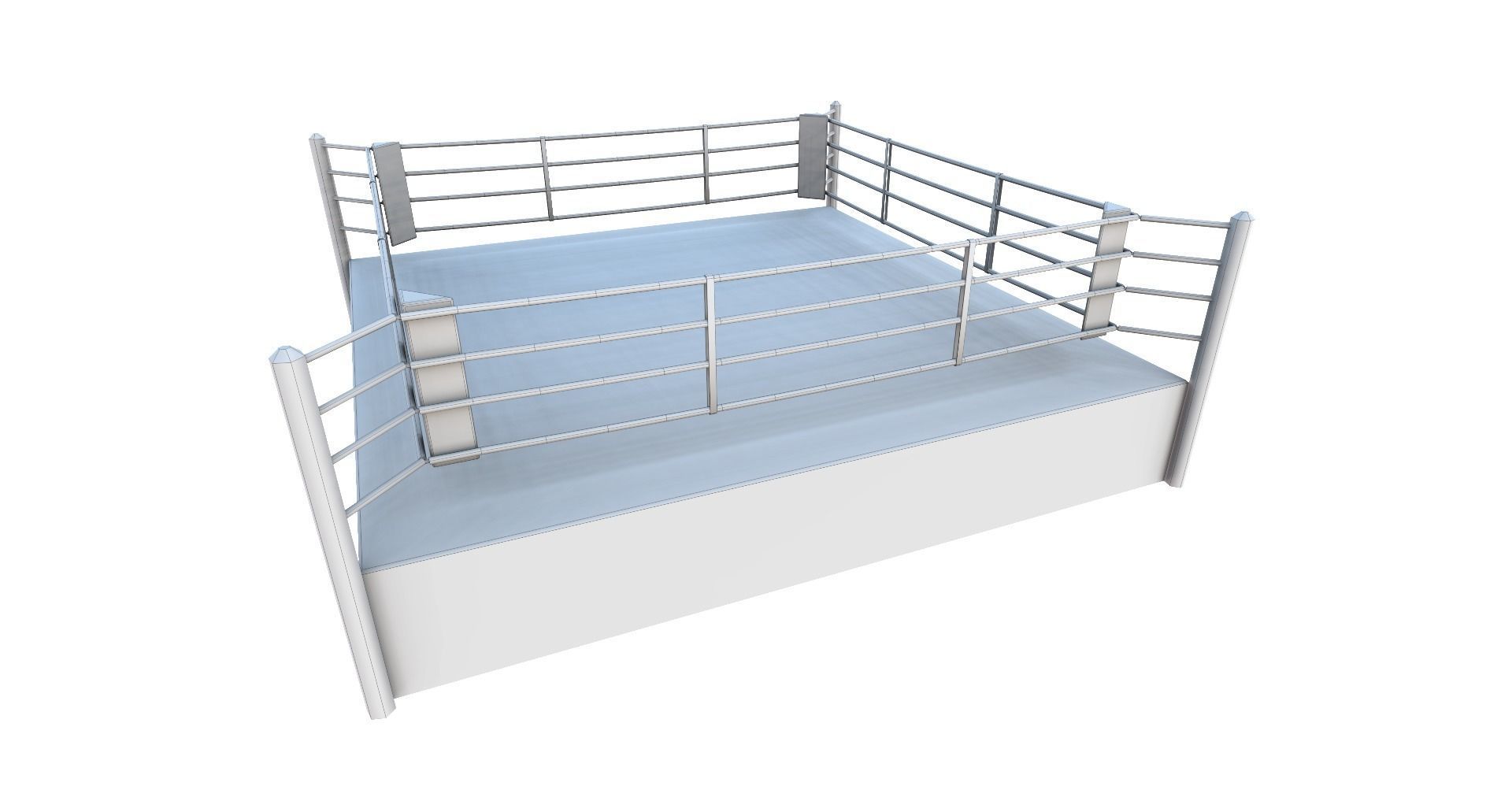 3D model Low-Poly Boxing Arena VR / AR / low-poly | CGTrader