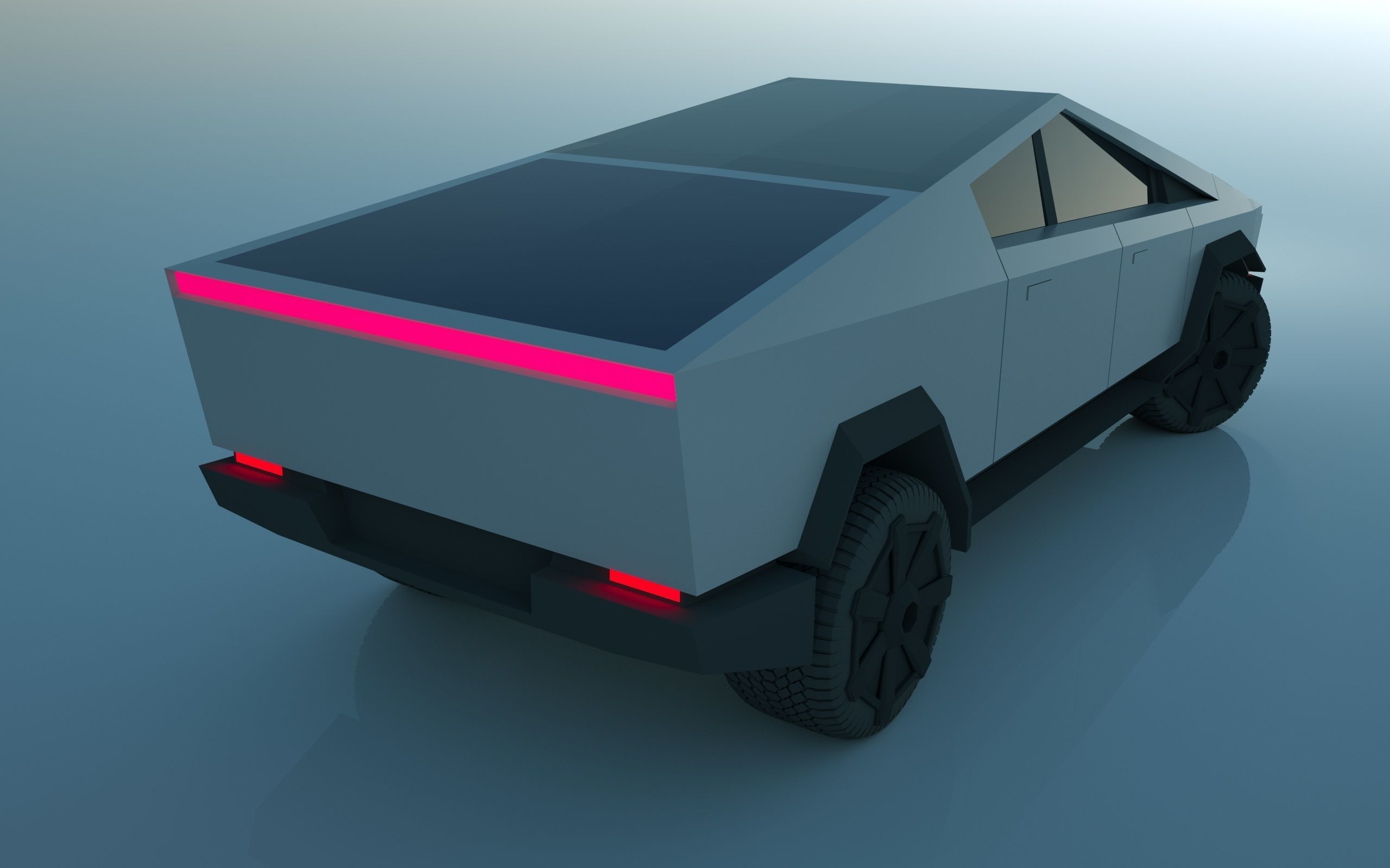3D model CyberTruck VR / AR / low-poly | CGTrader