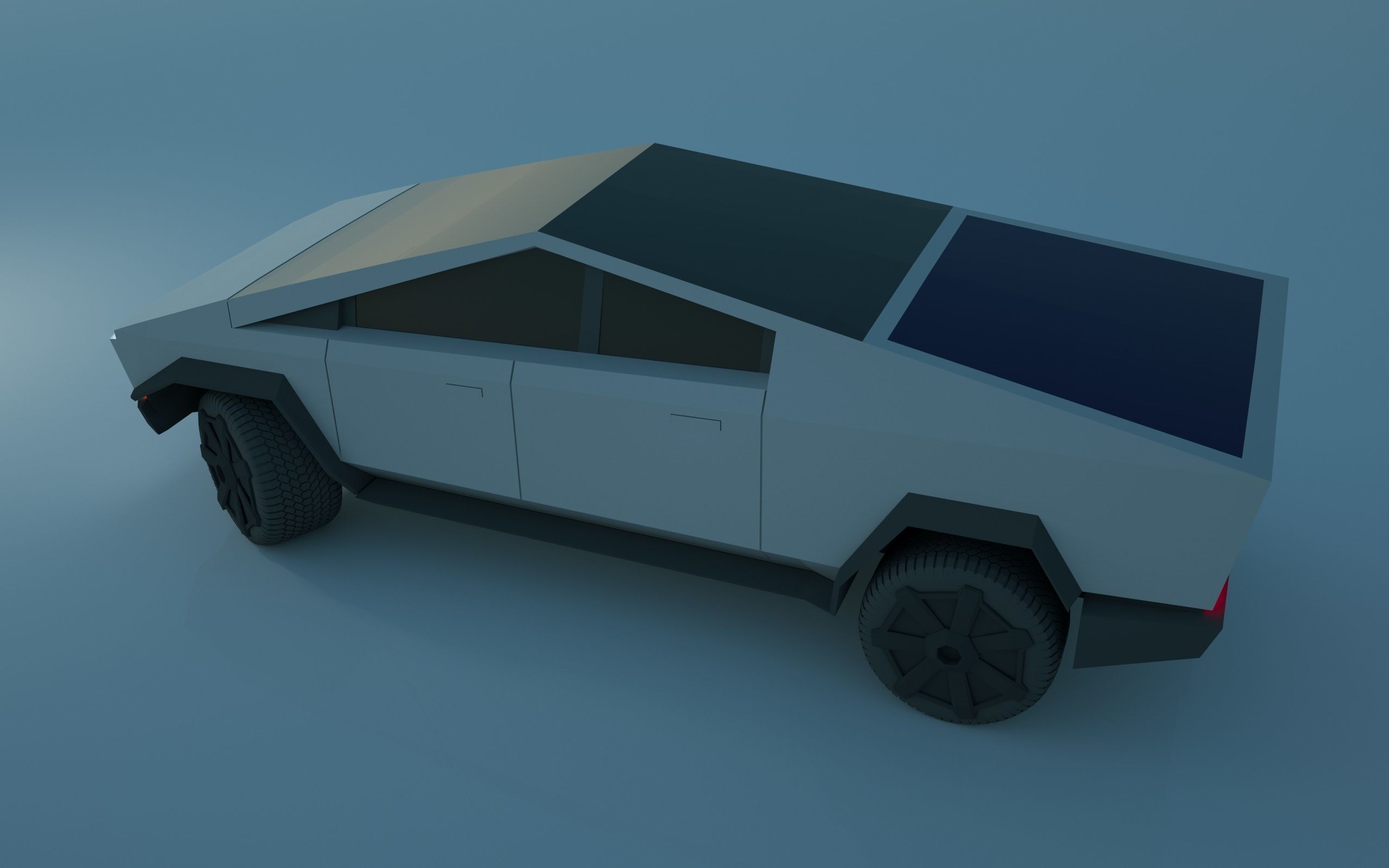 3D model CyberTruck VR / AR / low-poly | CGTrader