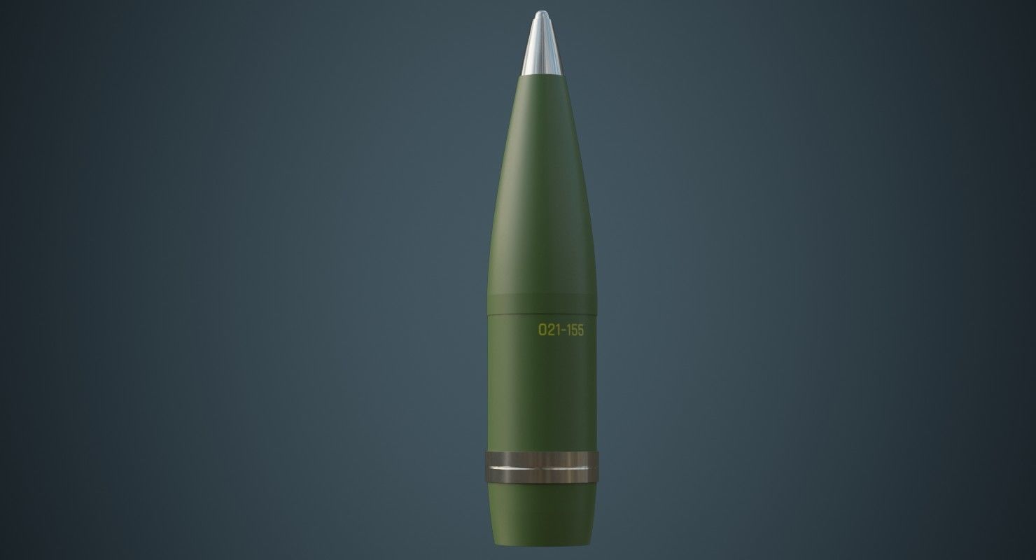 3D model Artillery Projectile 1A VR / AR / low-poly | CGTrader