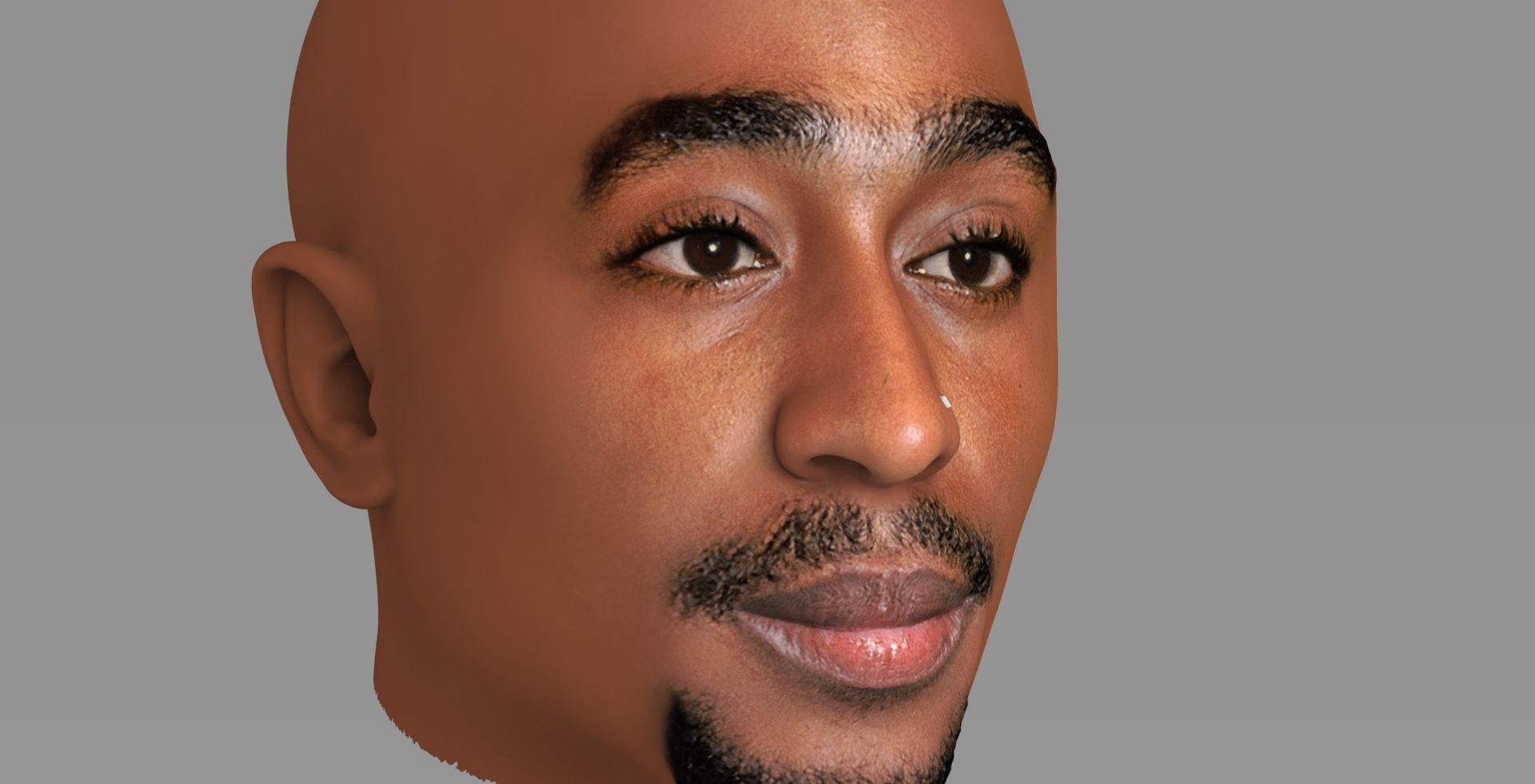 Tupac Shakur 3D model | CGTrader