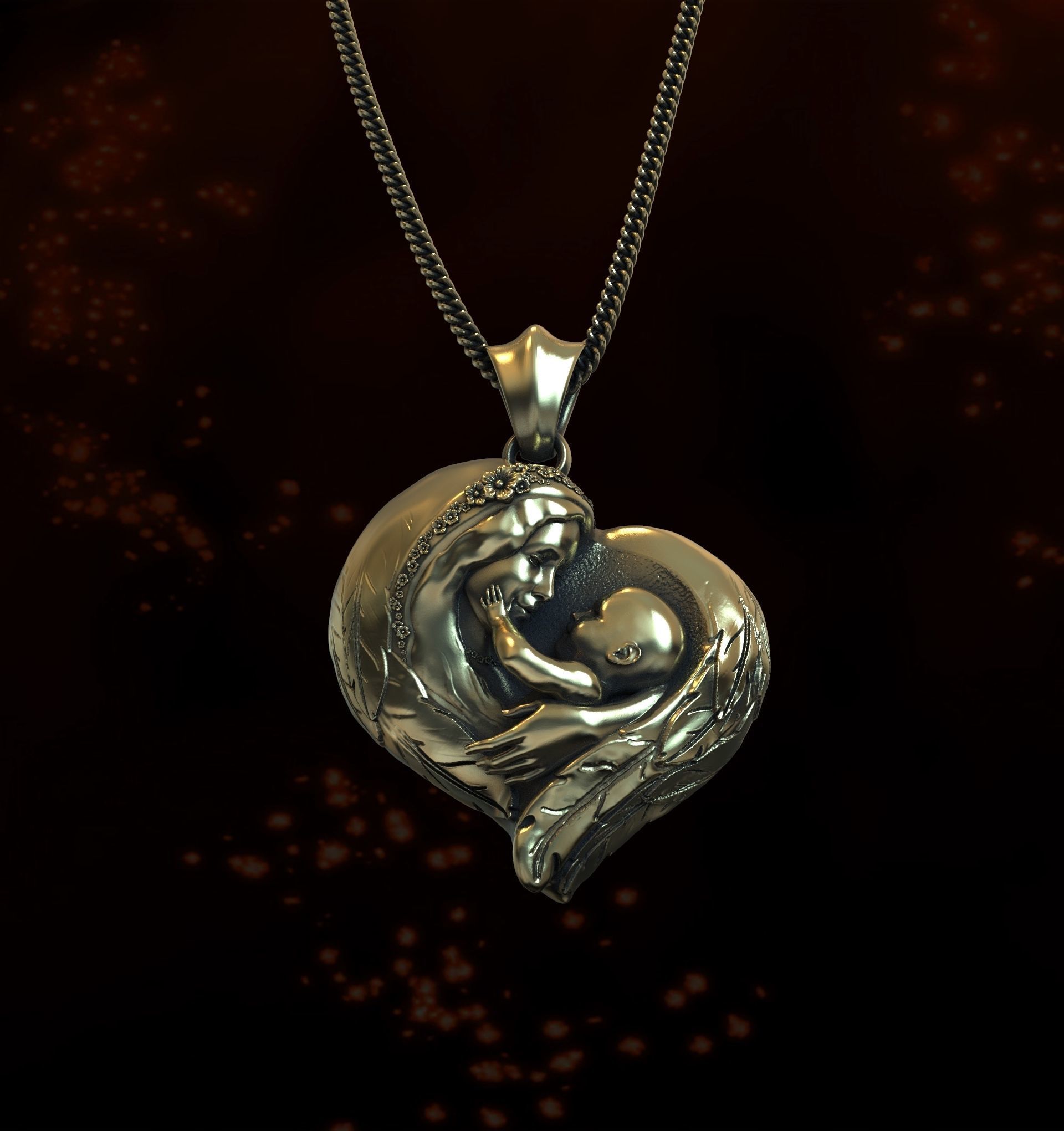 MOM AND BABY 3D model | CGTrader