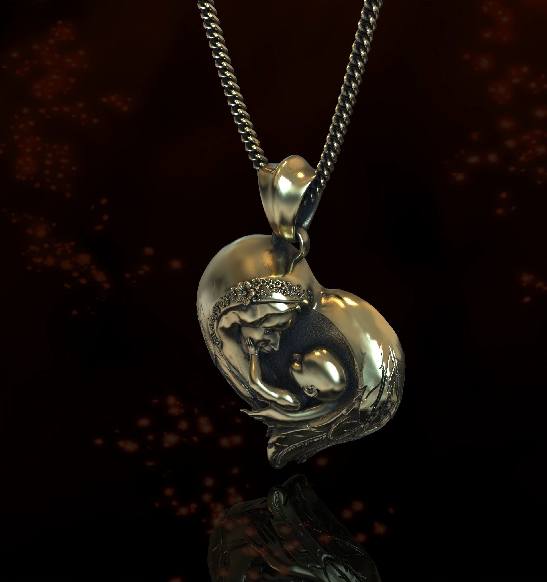 MOM AND BABY 3D model | CGTrader