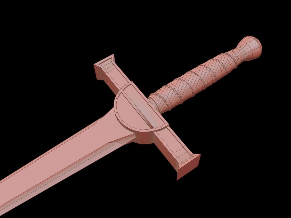 3D model Highlander sword VR / AR / low-poly | CGTrader
