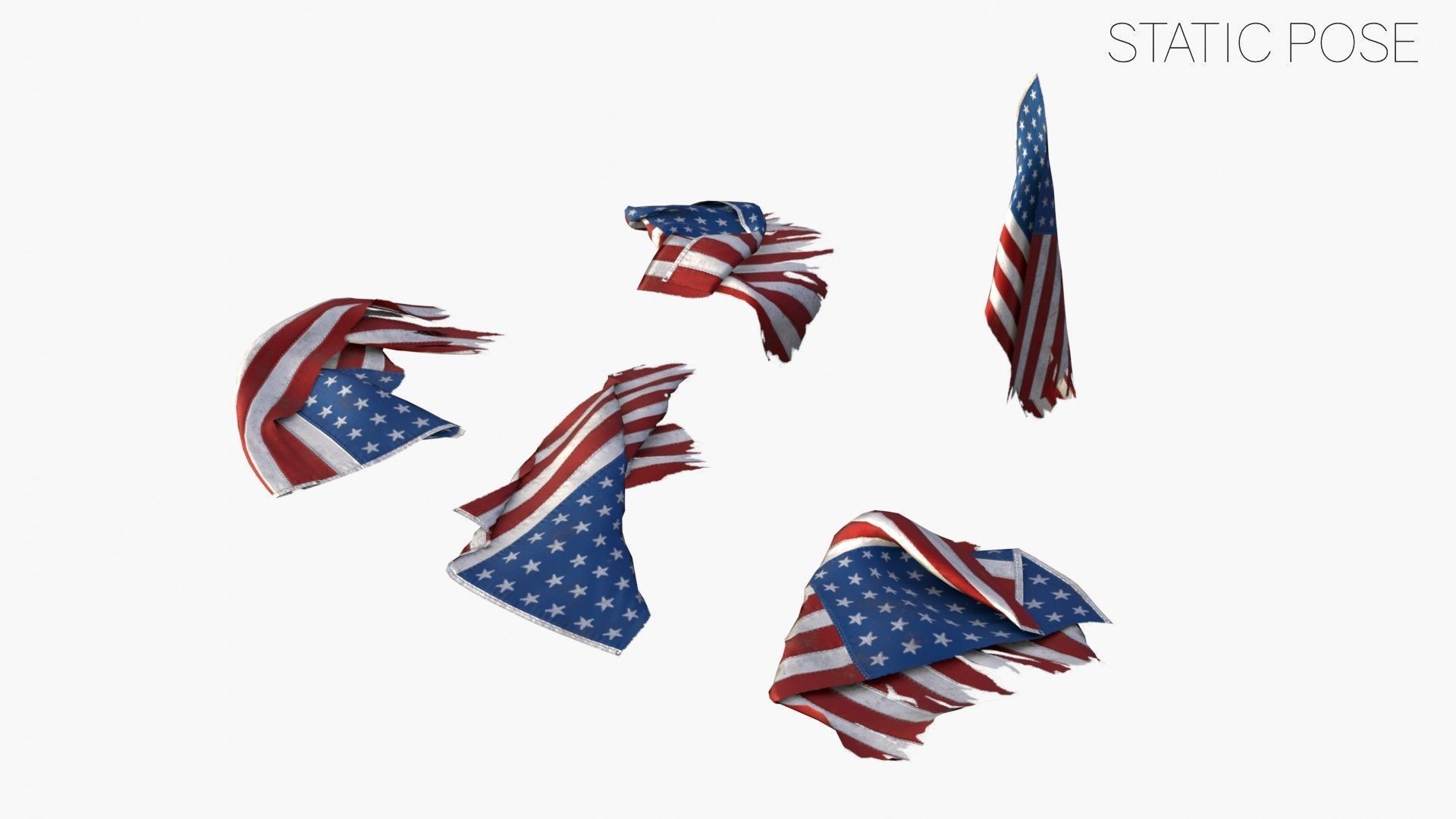 World War II Flags - Pacific and Asia 3D Model Collection | CGTrader