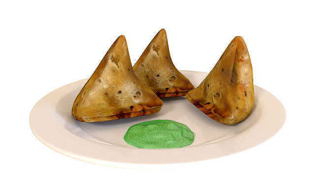 3D model samosa VR / AR / low-poly | CGTrader