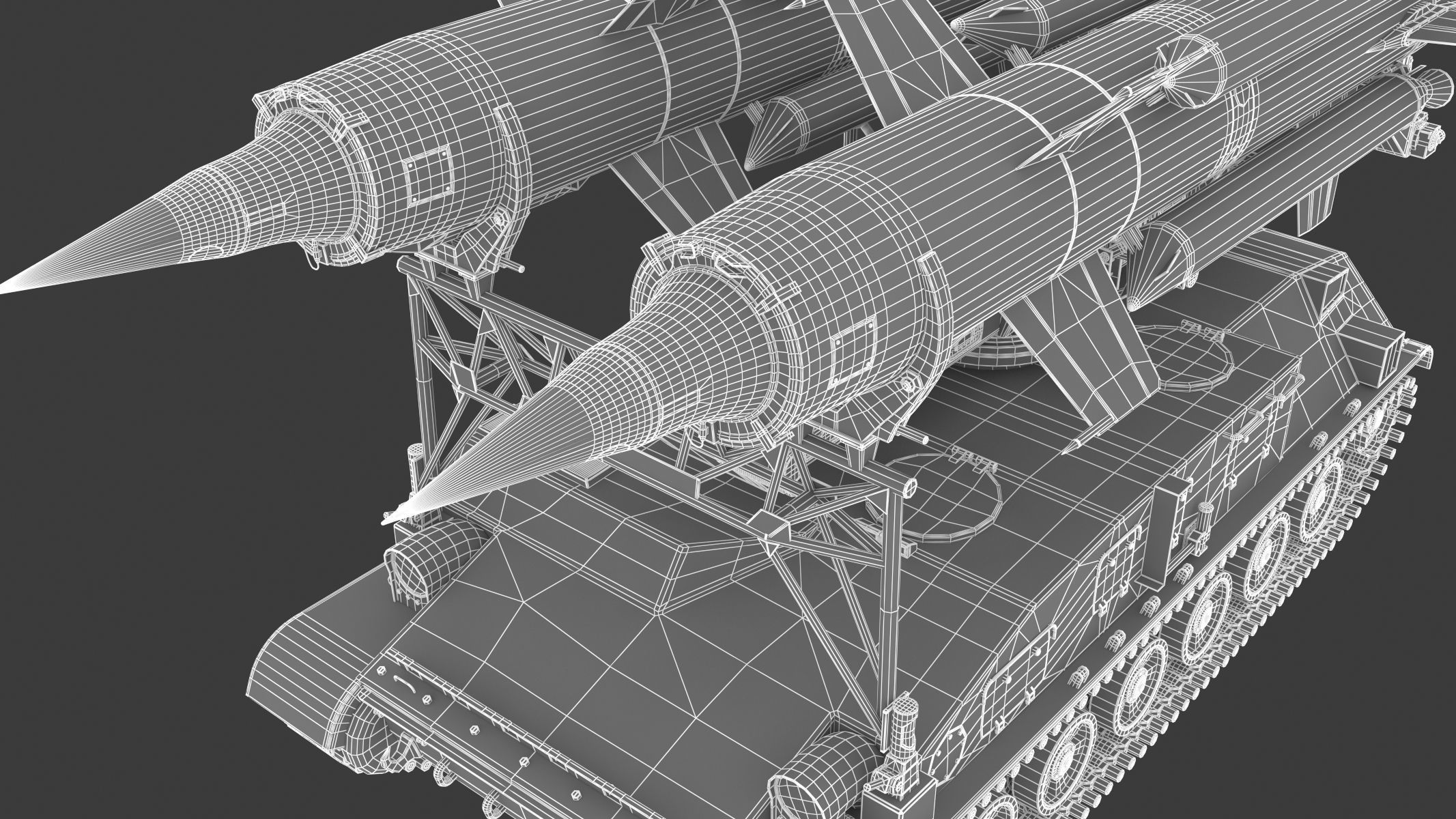 2K11 Krug SA-4 Ganef 3D model | CGTrader