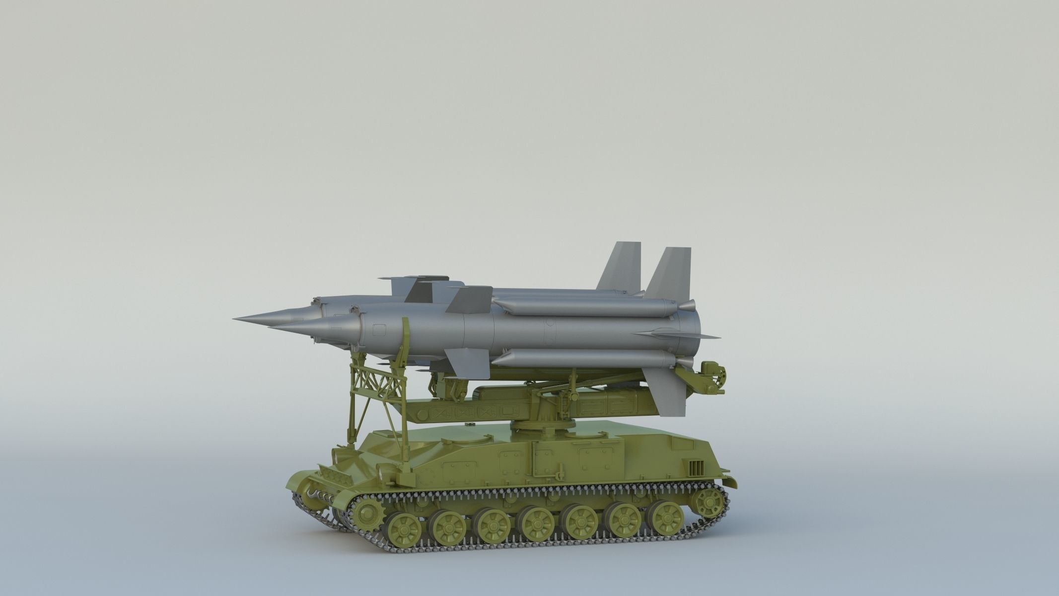 2K11 Krug SA-4 Ganef 3D model | CGTrader