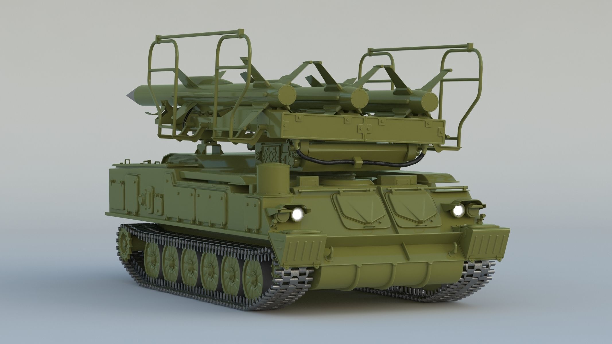 2K12 Kub SA-6 Gainful 3D model | CGTrader