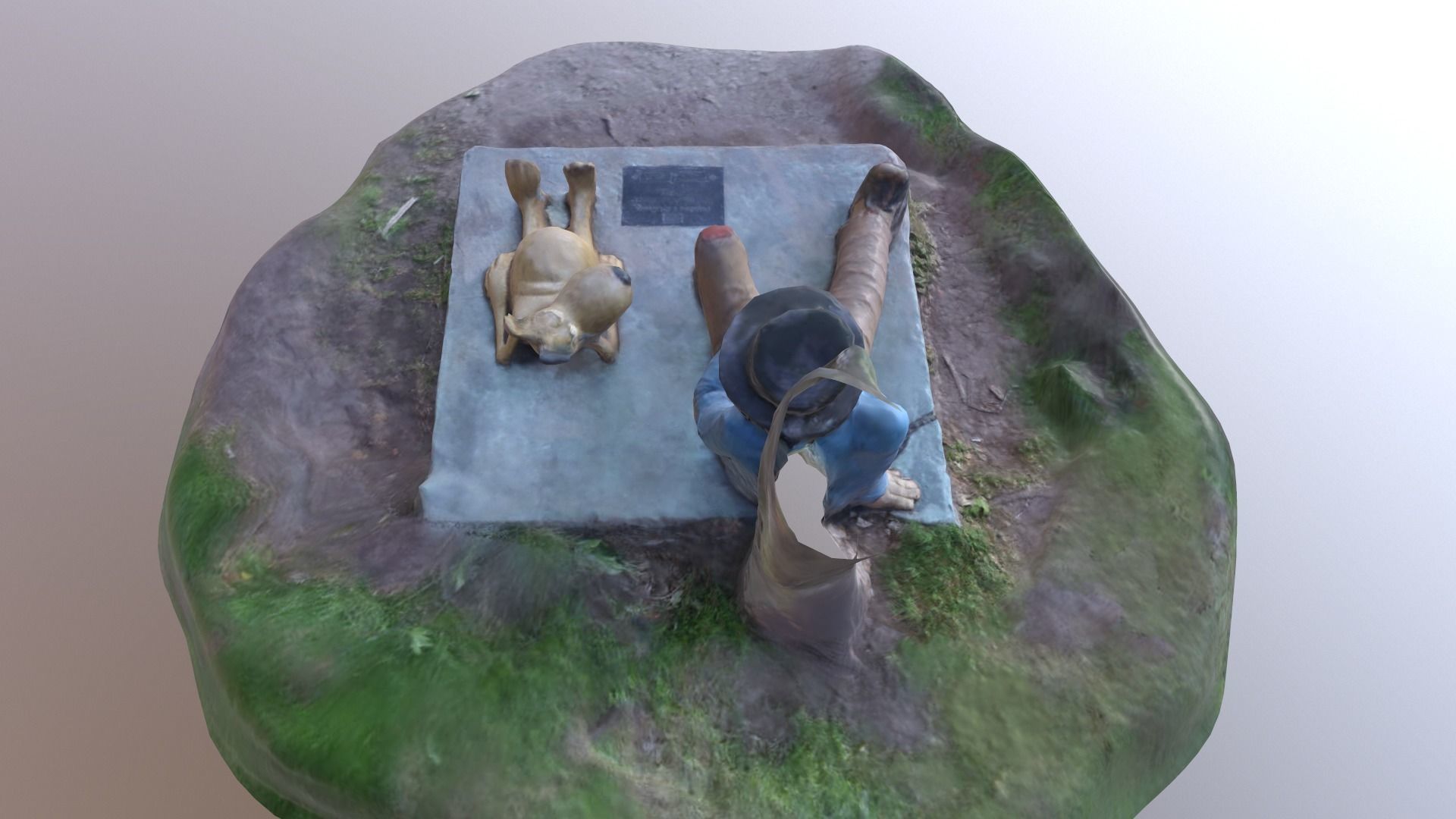 Diogenes y el Linyera PBR and STL 3D model 3D printable | CGTrader