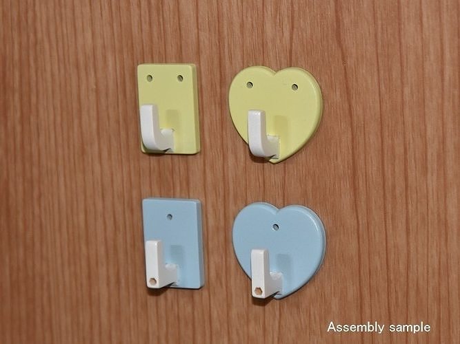 Wall Hooks for Hanging free 3D model 3D printable | CGTrader