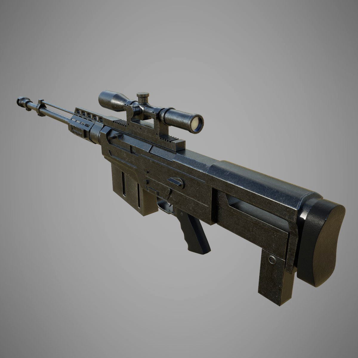 AS50 Rifle 3D model | CGTrader