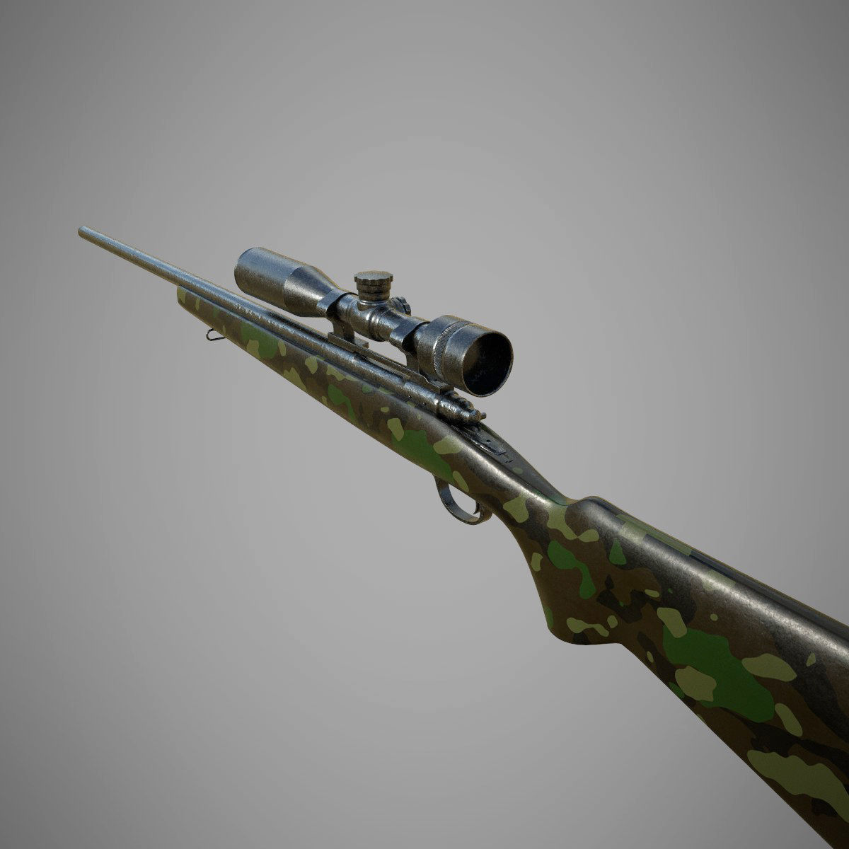 USMC M40A1 3D weapon | CGTrader