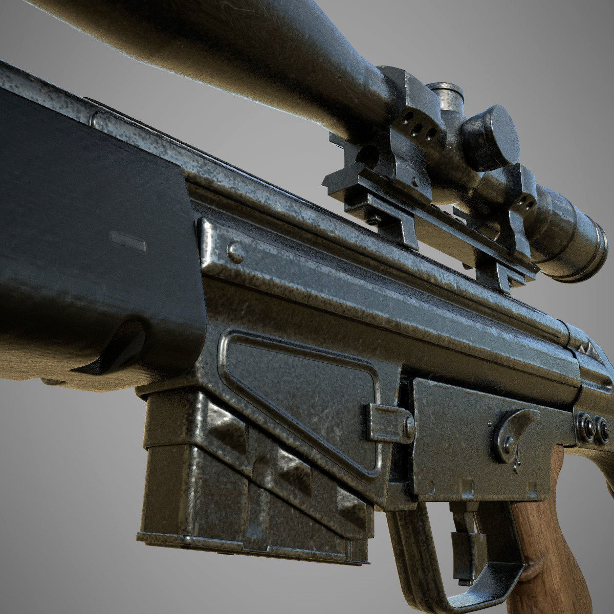 PSG1 Rifle 3D model | CGTrader