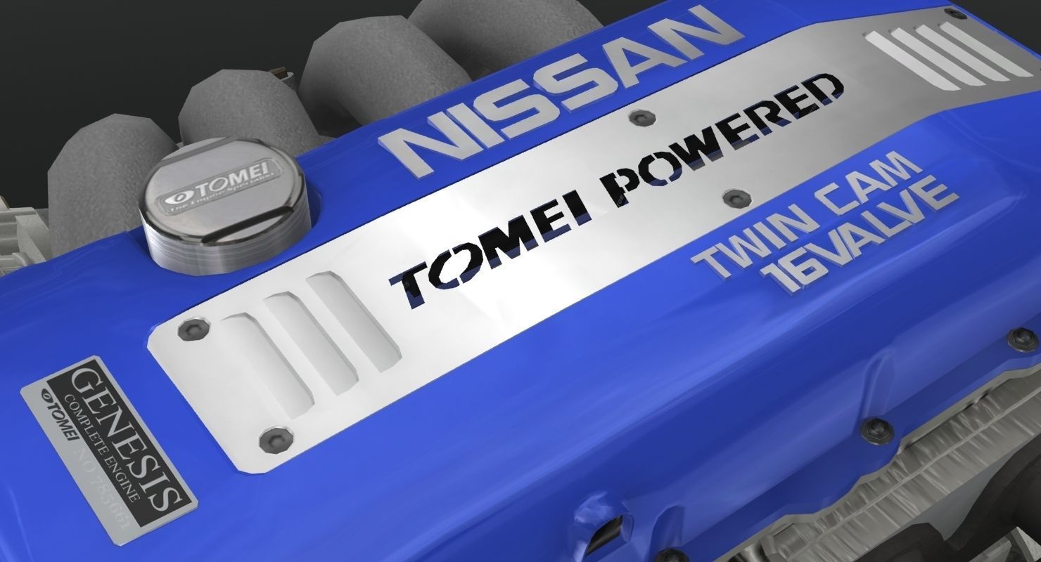 3D model TOMEI Genesis SR22G engine VR / AR / low-poly | CGTrader