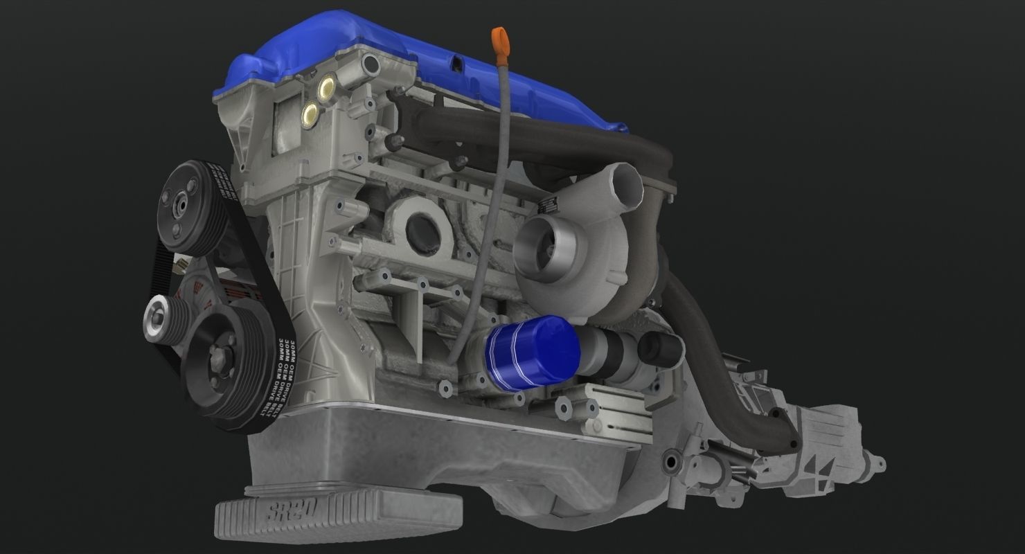 3D model TOMEI Genesis SR22G engine VR / AR / low-poly | CGTrader