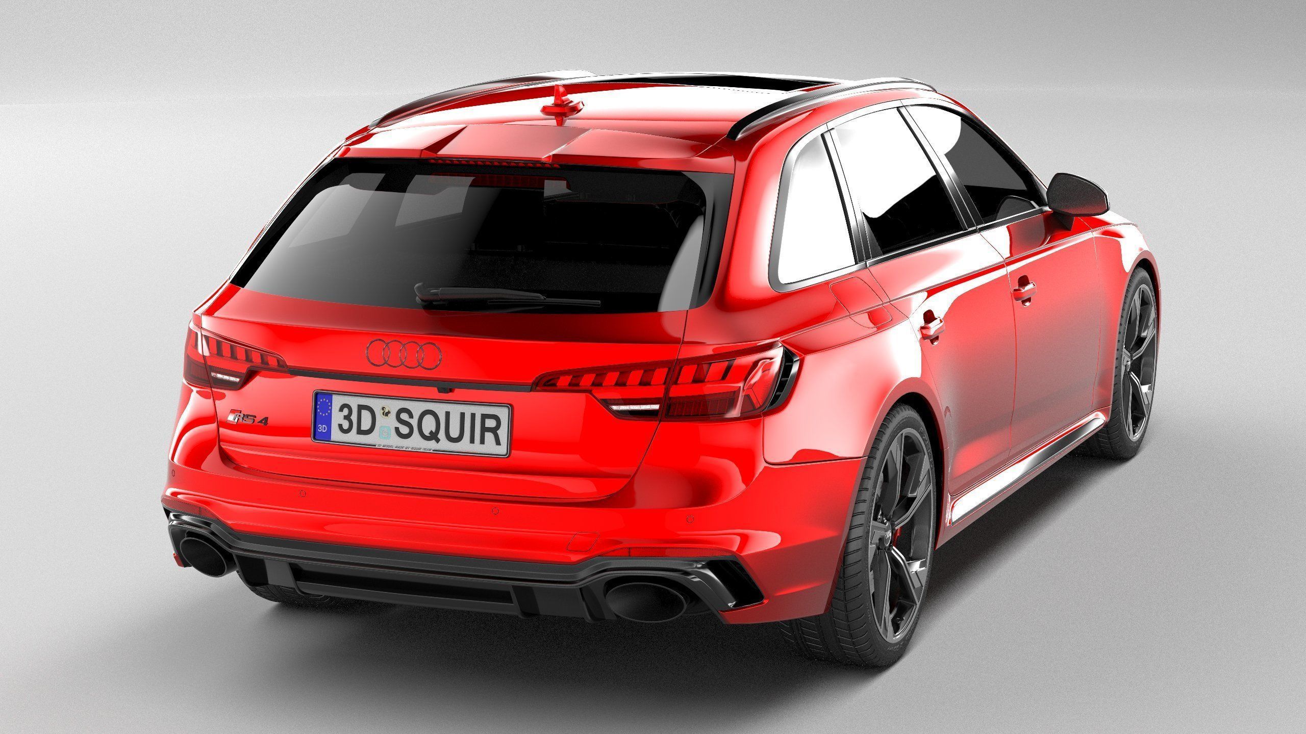 Audi RS4 Avant 2020 3D model | CGTrader