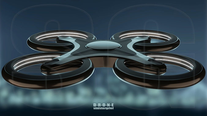 Drone Quadcopter 3D model | CGTrader