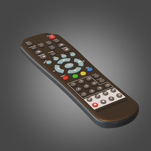 3D model TV Remote Control Subdivision Ready for Film VR / AR / low ...