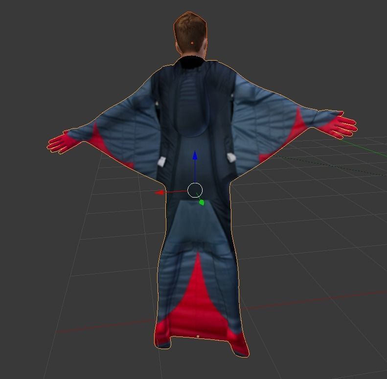 3D model skyDiver 3d model VR / AR / low-poly | CGTrader
