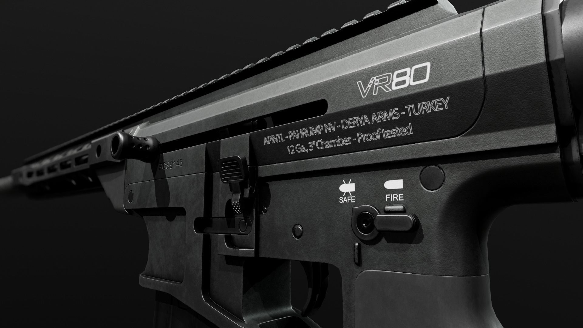 3D model RIA VR80 Semi Auto Tactical Shotgun VR / AR / low-poly | CGTrader