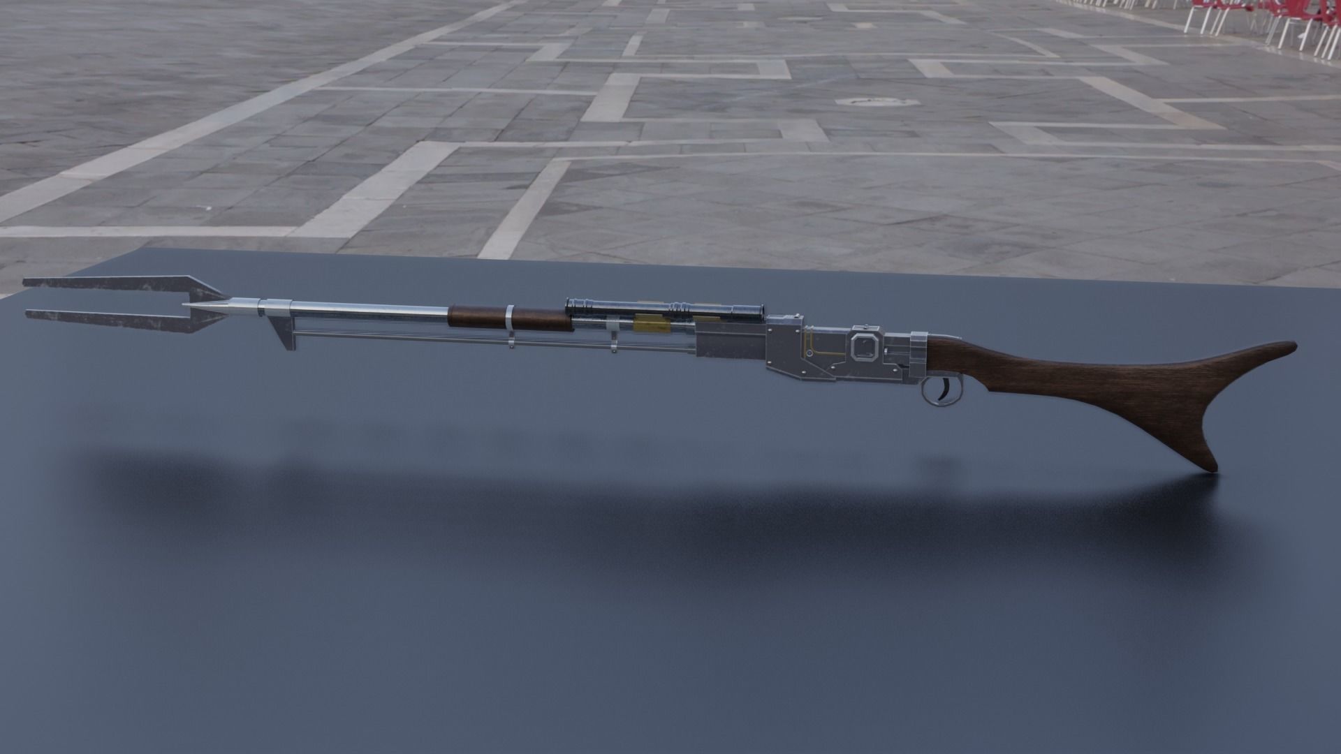 3D model Mandalorian Rifle VR / AR / low-poly | CGTrader