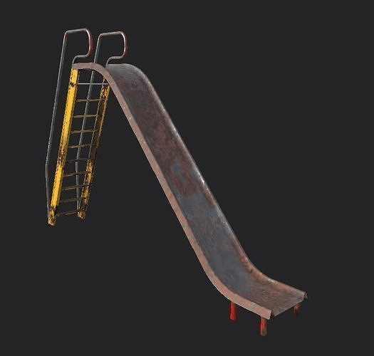 Old Slide 3D model | CGTrader