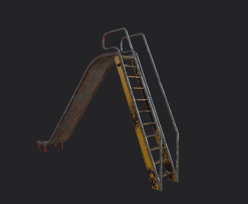 Old Slide 3D model | CGTrader