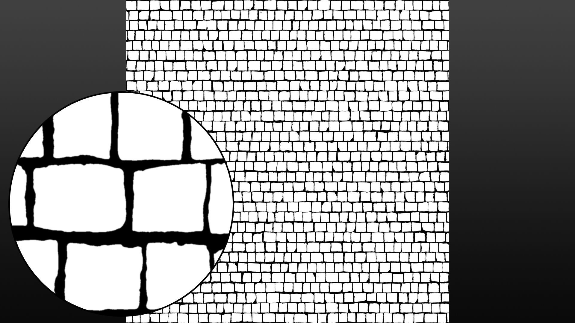 Black cobblestone pavement texture Texture | CGTrader