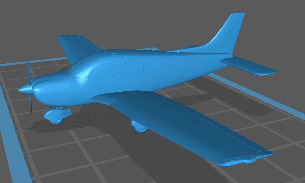 Piper pa-28 free 3D model 3D printable | CGTrader