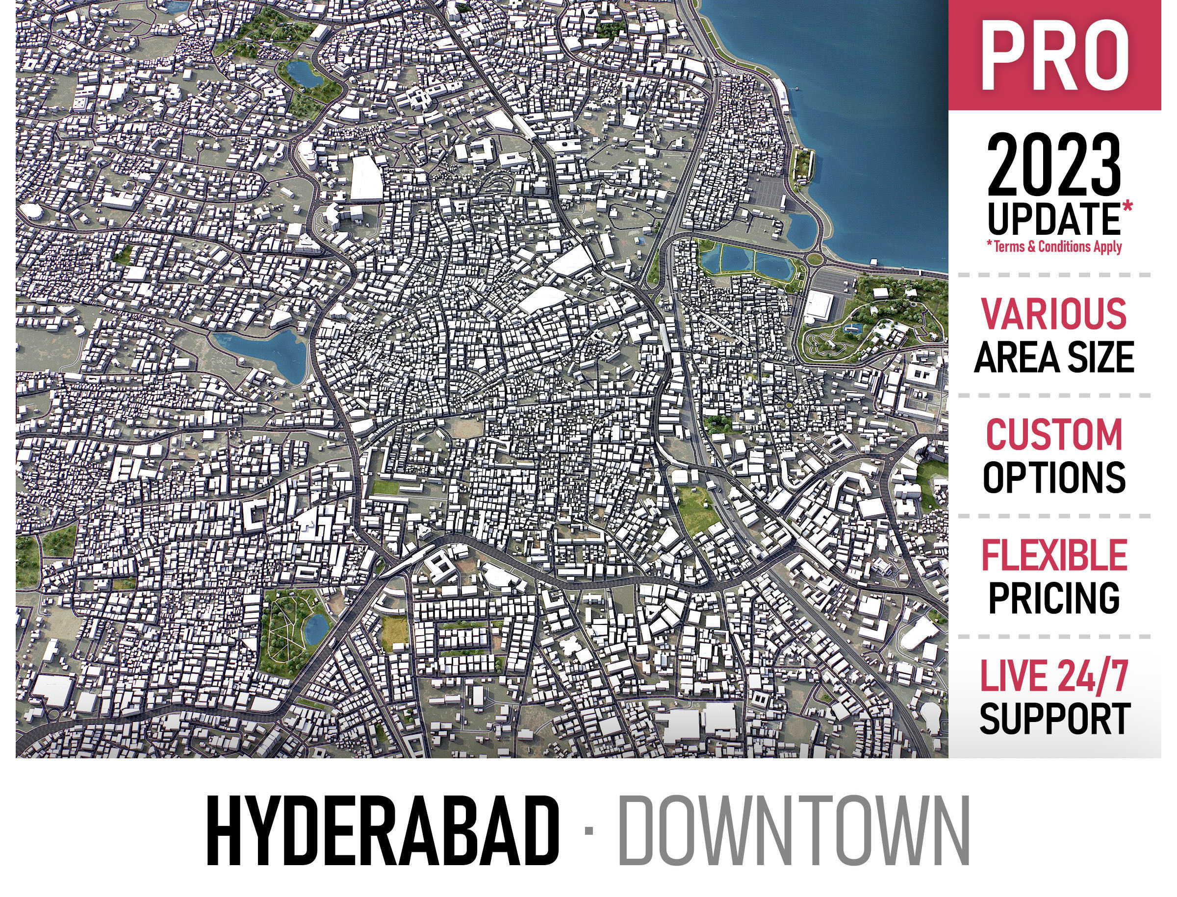 3D model Hyderabad VR / AR / low-poly | CGTrader