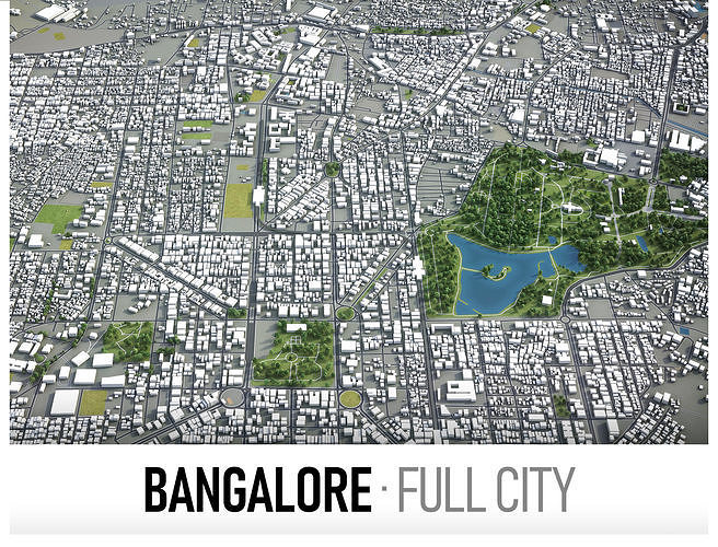 3D model Bangalore VR / AR / low-poly | CGTrader