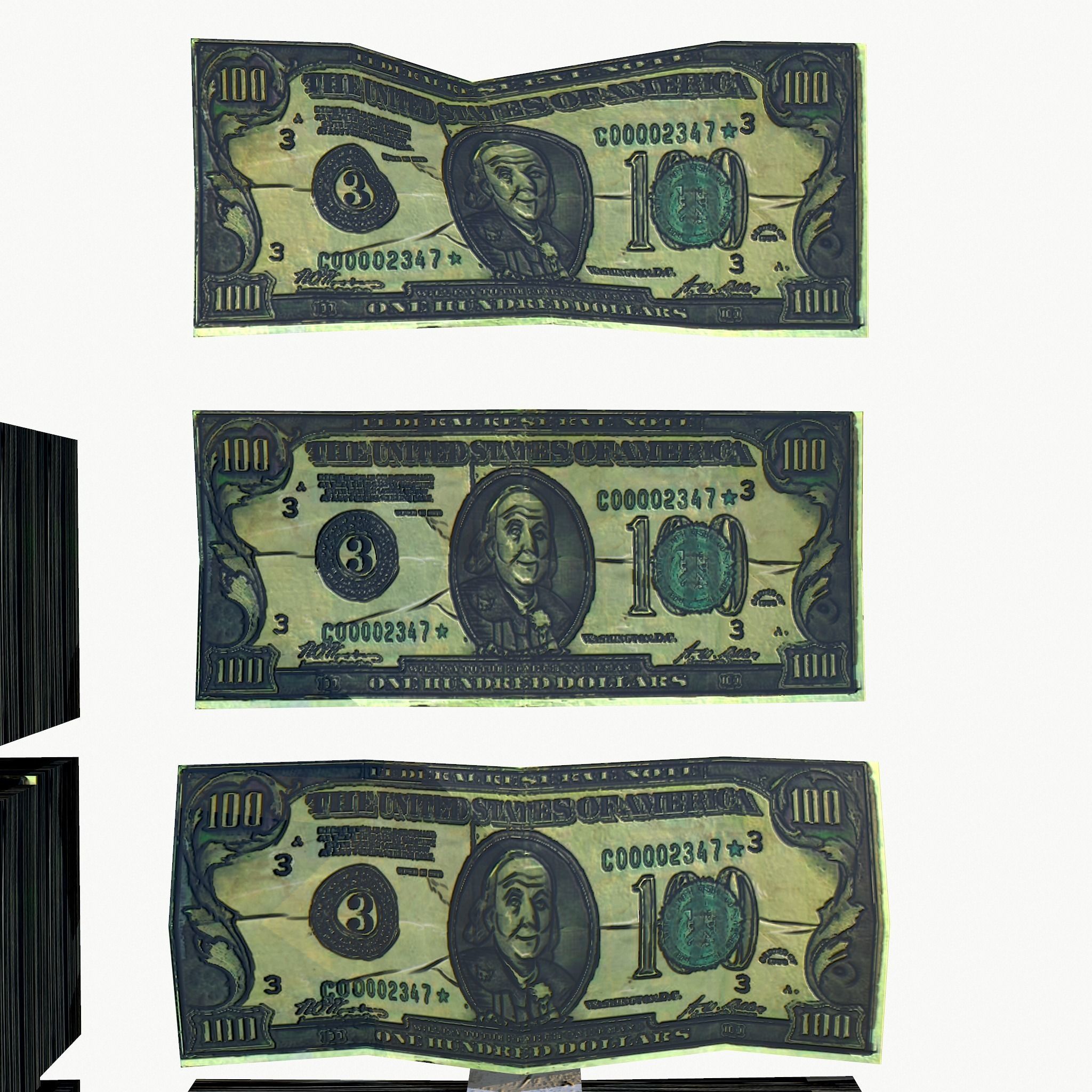 3D model Stylised Money Pack VR / AR / low-poly | CGTrader