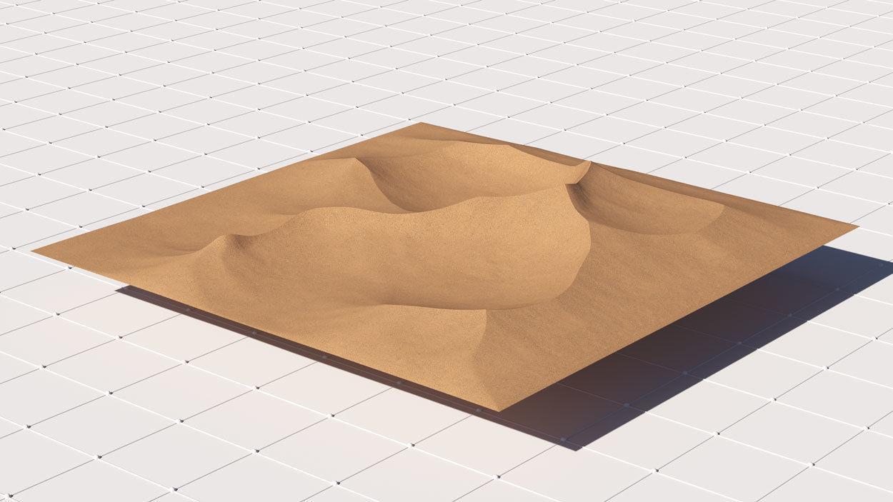 8K Desert Landscape Bundle - 6 Displacement - Height Maps 3D model ...