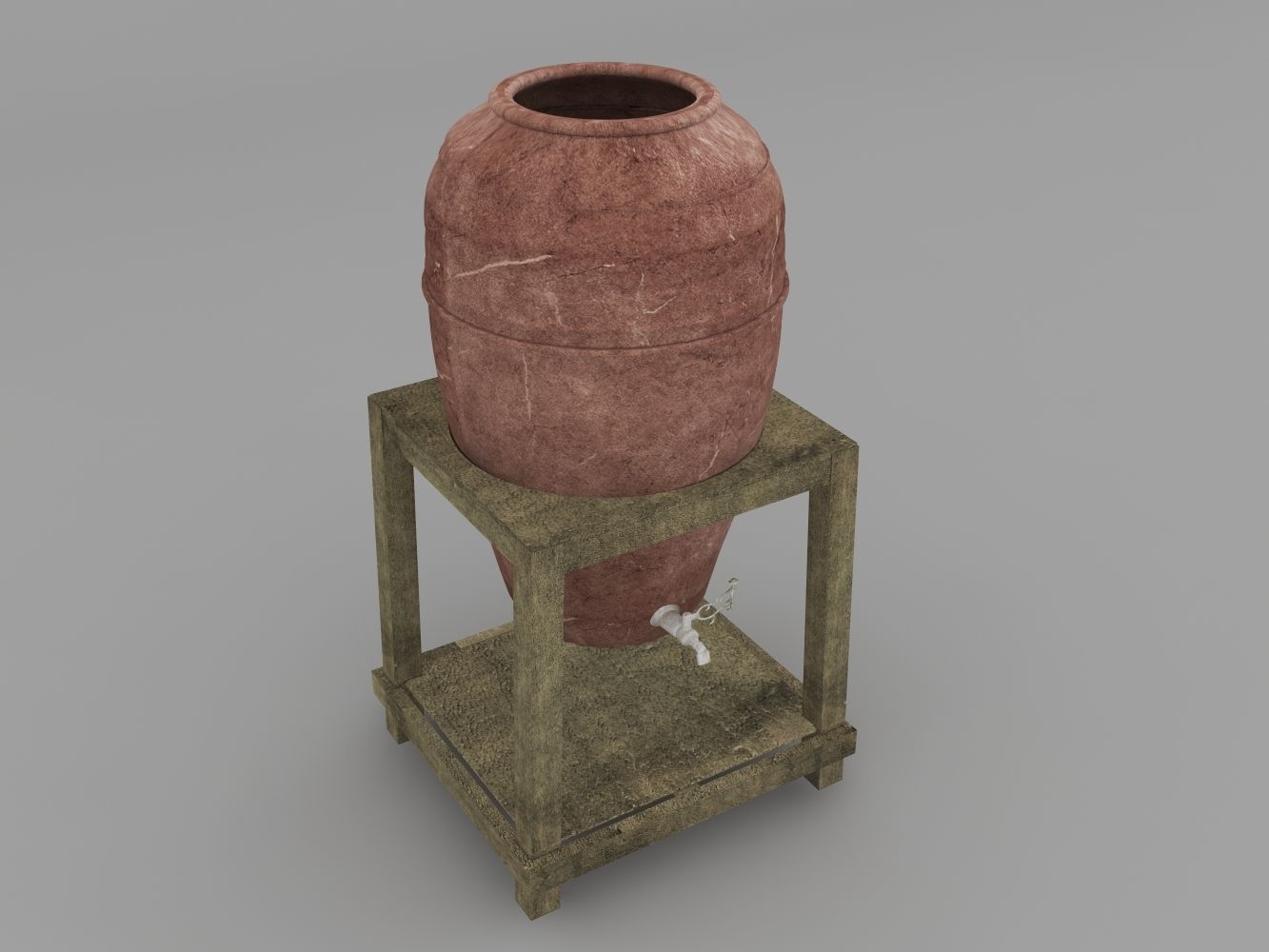 Pottery Water pot 3D model | CGTrader