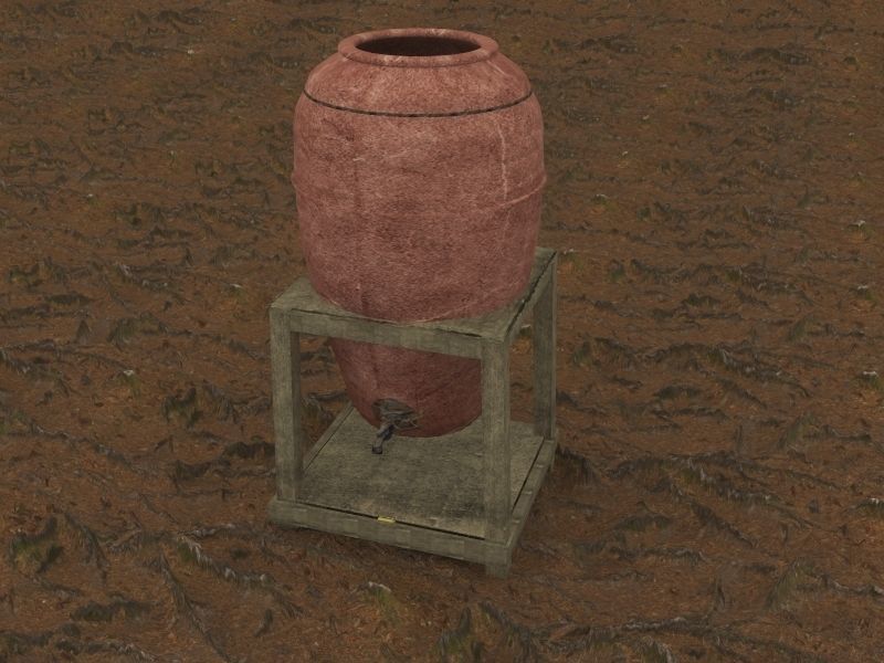 Pottery Water pot 3D model | CGTrader