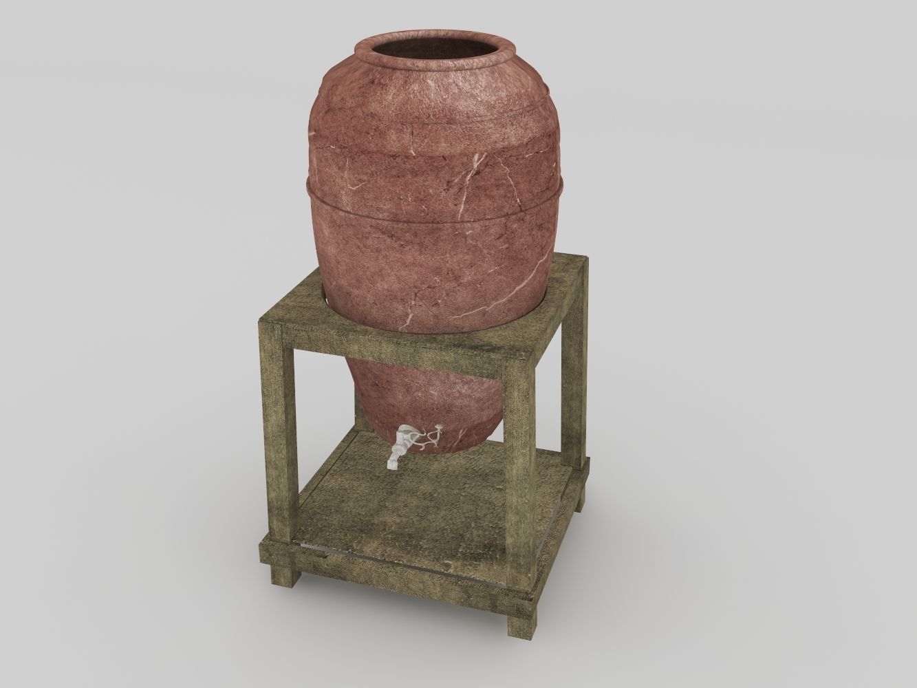 Pottery Water pot 3D model | CGTrader