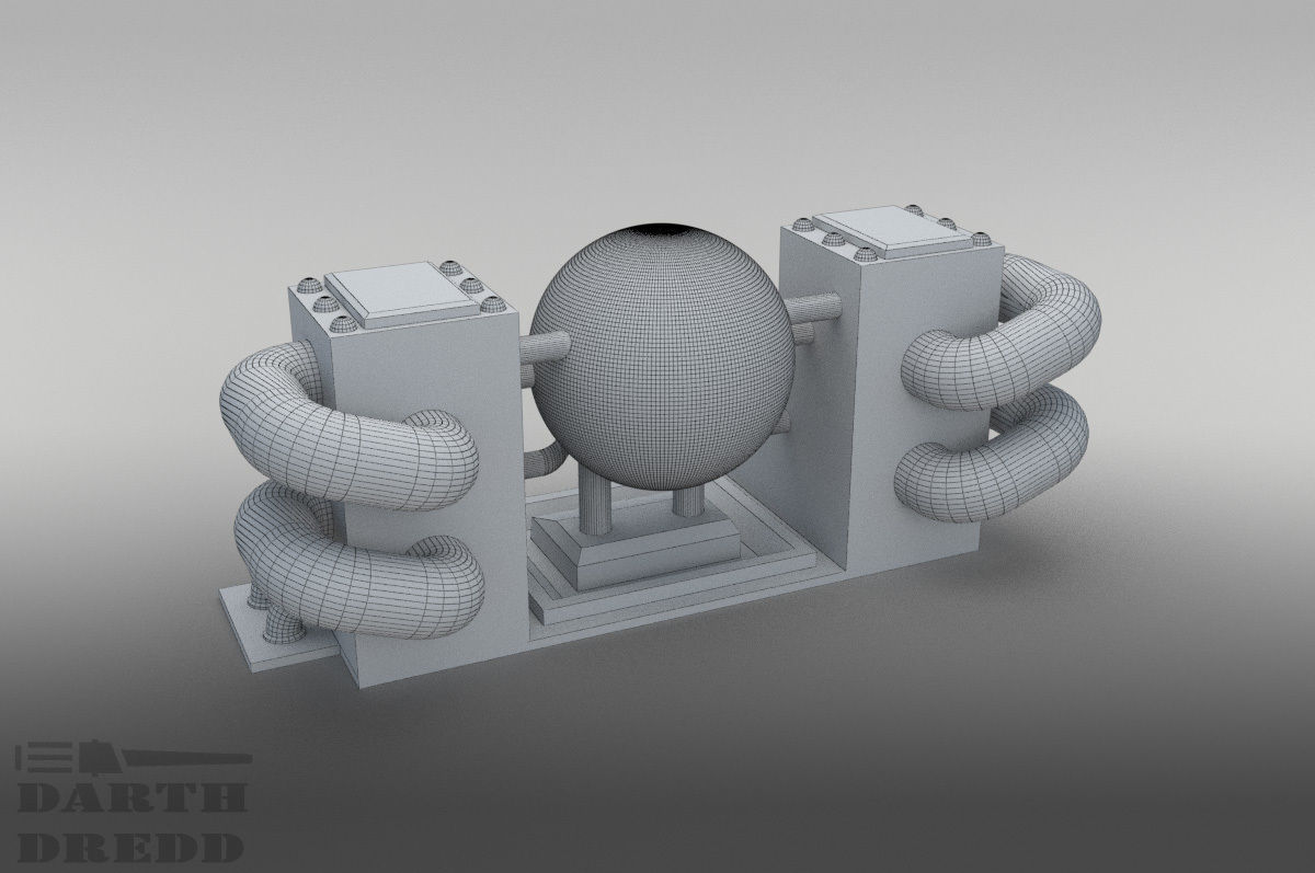 Red Alert 2 Tesla Reactor 3D model | CGTrader