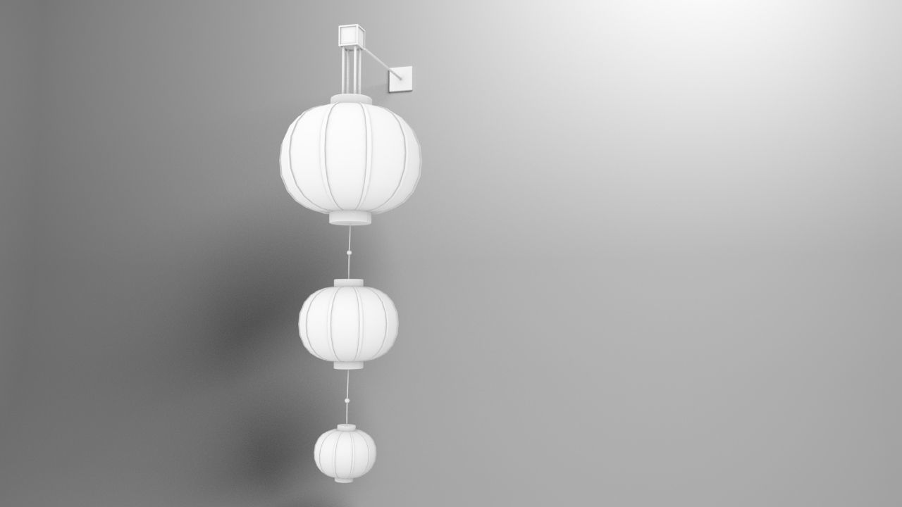 3D model Traditional Chinese Lantern VR / AR / low-poly | CGTrader