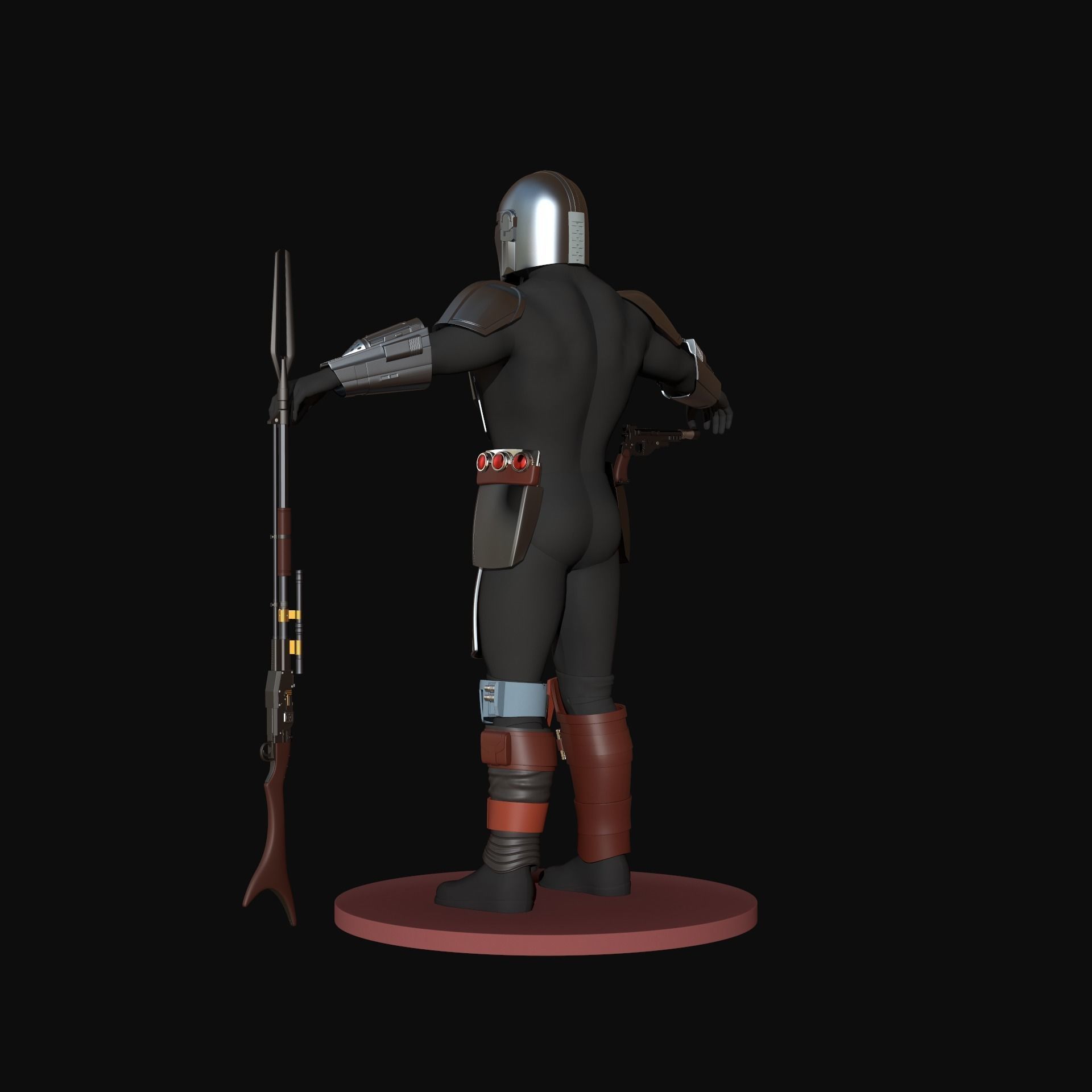 The Mandalorian Beskar Full Armor For Cosplay 3D model 3D printable ...