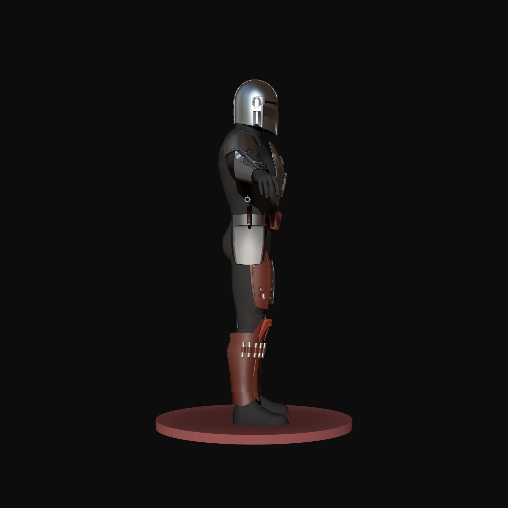 The Mandalorian Beskar Full Armor For Cosplay 3D model 3D printable ...