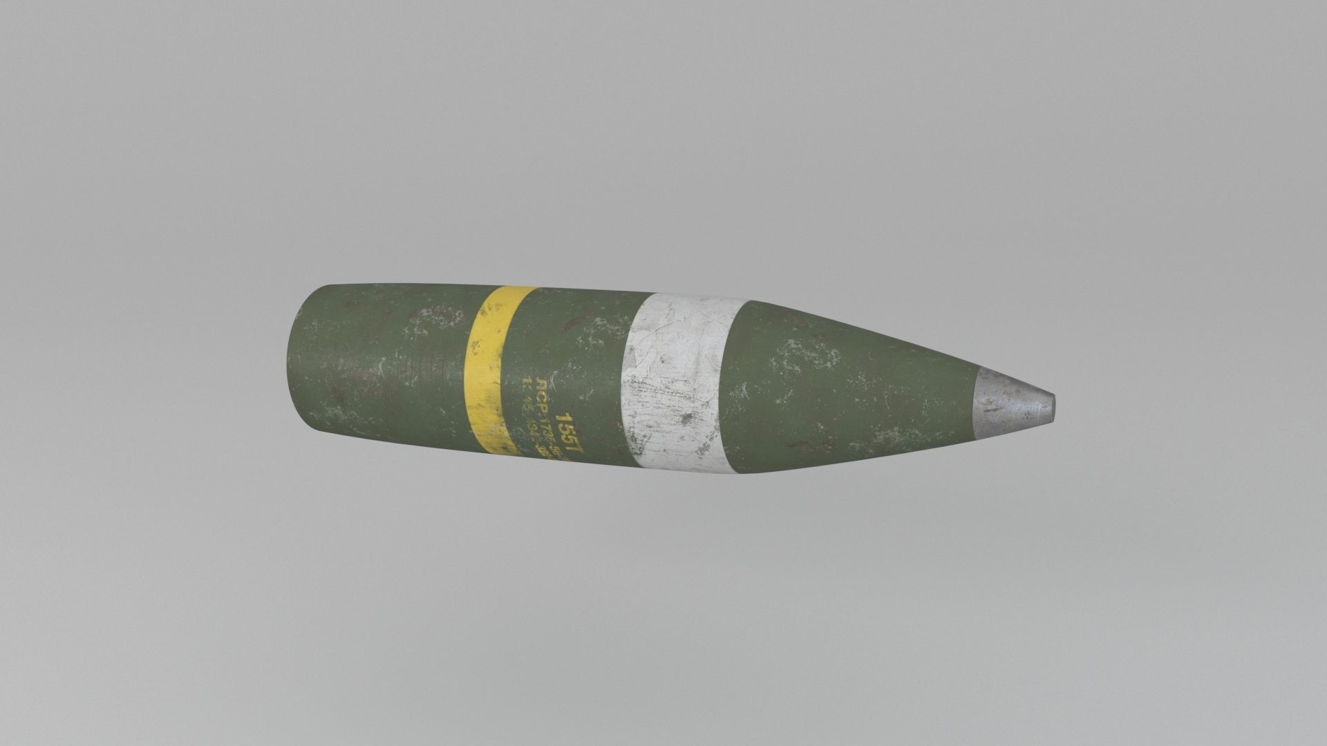artillery shell 3D model | CGTrader