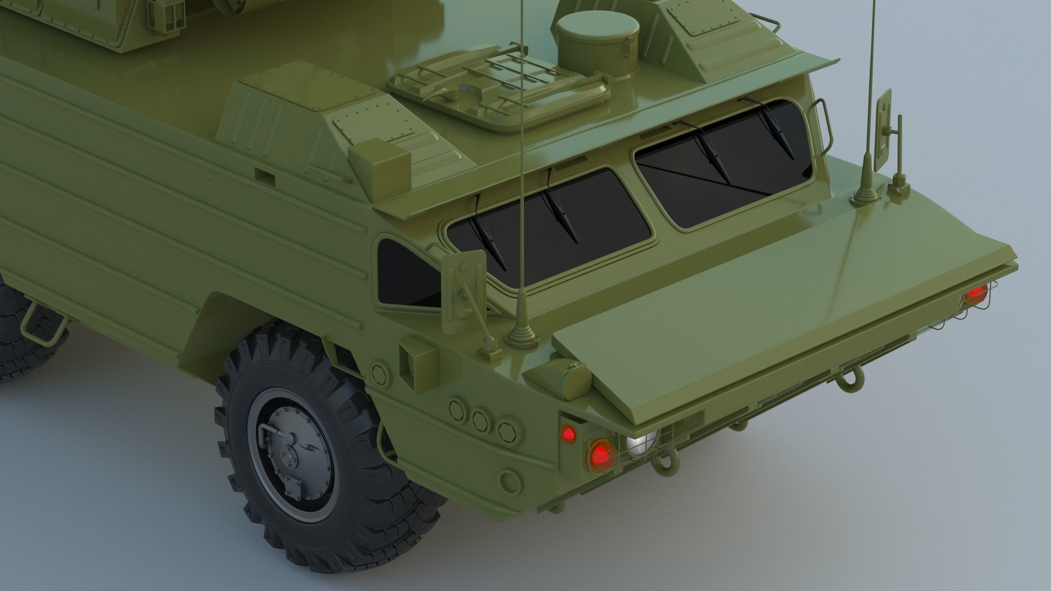 9K33 Osa SA-8 Gecko 3D model | CGTrader